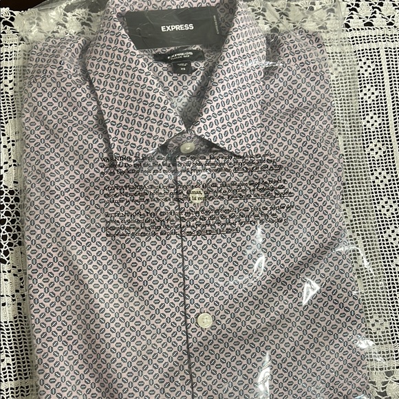 Express | Shirts | Express Mens Patterned Shirt | Poshmark